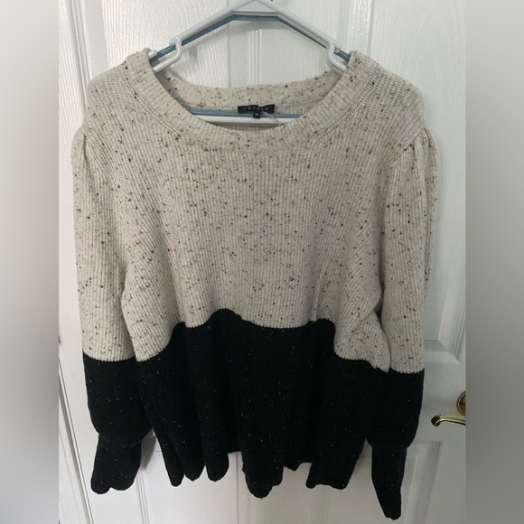 1. State | Sweaters | State Puff Sleeve Ribbed Sweater 3x | Poshmark